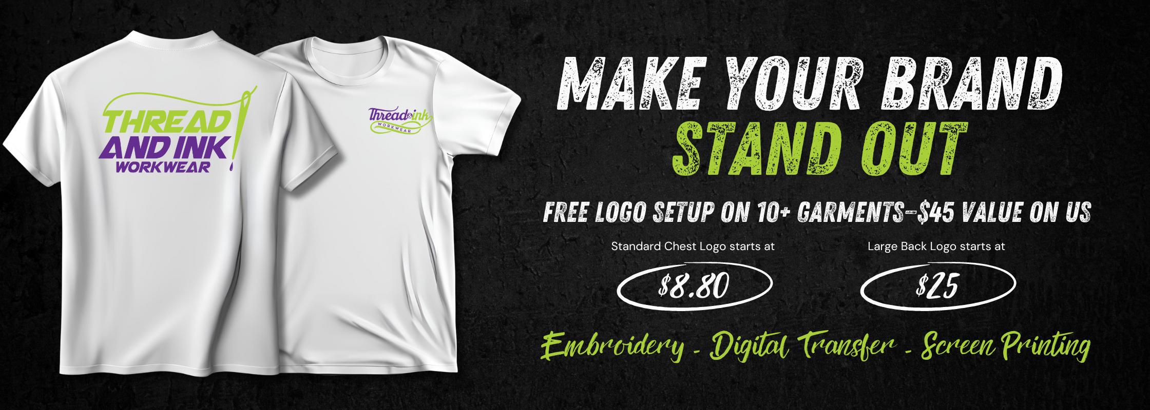 Thread and Ink Workwear Embroidery Online is Australias Uniform Choice